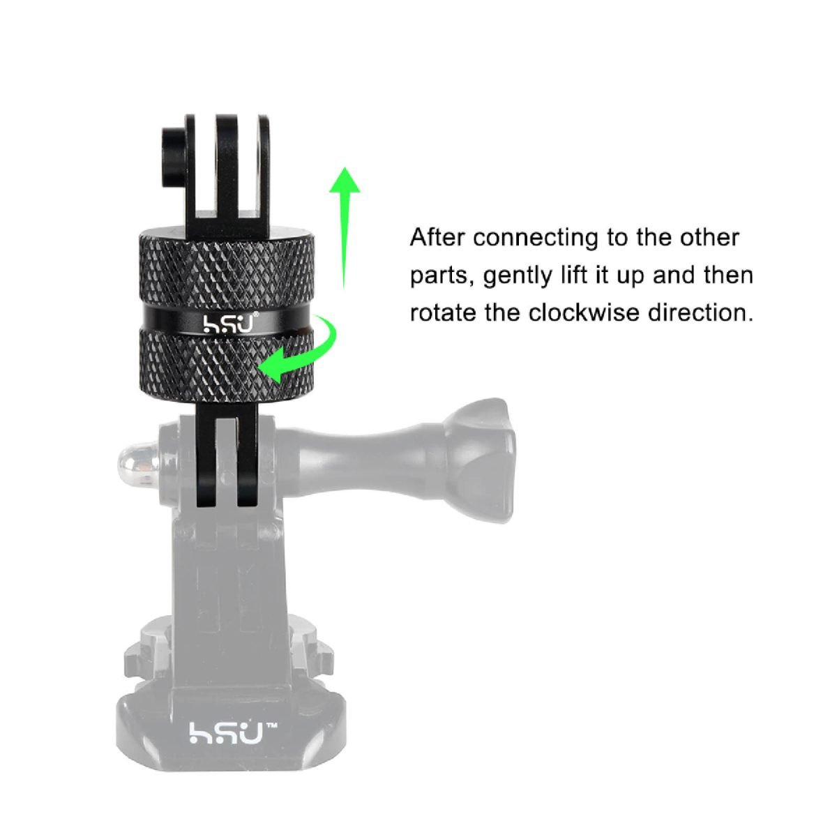 HSU 360 Degree Rotation Mount for GoPro,DJI and Insta360 HSU ...
